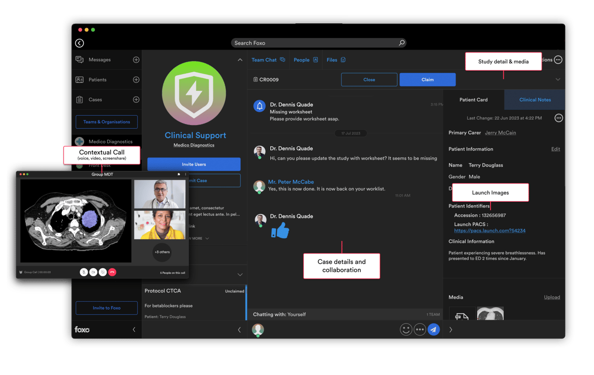 Foxo & Intelerad Clariol - Integrated tools for Radiology