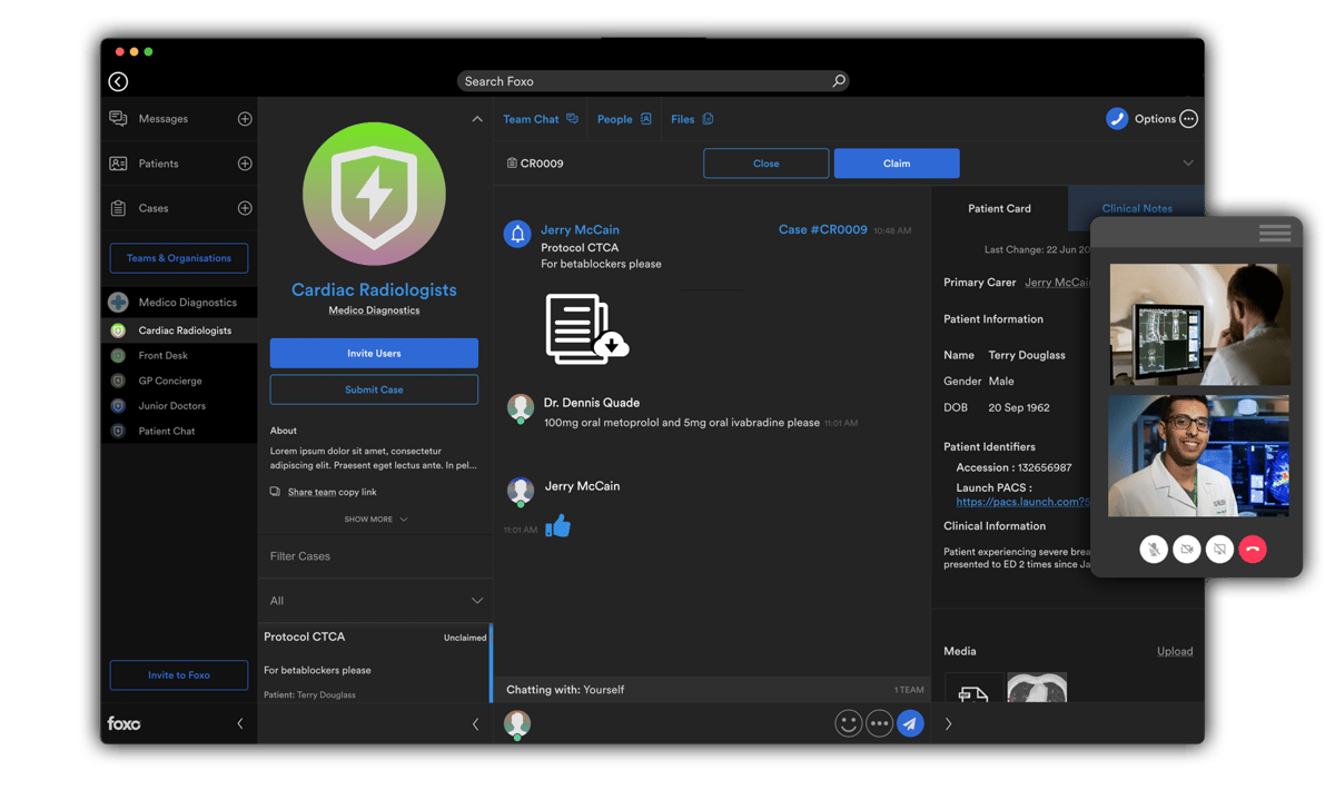 Secure Communication for Healthcare